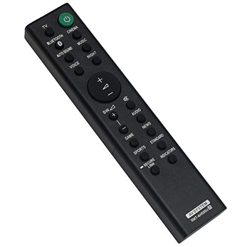 RMT-AH500U Replacement Remote Control fit for Sony Soundbar HT-S350 HT-SD35 SA-WS350 SA-S350 RMT-AH500J SA-WSD35 SA-SD35 HTS350 HTSD35 SAWS350 SAS350 RMTAH500J SAWSD35 SASD35