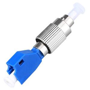 kelushi fiber optic connector, fc male to lc female hybrid optical fiber convertor adapter compatible with optical power meter visual fault locator