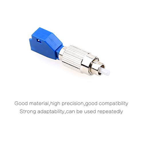 KELUSHI Fiber Optic Connector, FC Male to LC Female Hybrid Optical Fiber Convertor Adapter Compatible with Optical Power Meter Visual Fault Locator