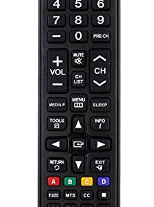 AA59-00666A Replaced Remote fits for Samsung TV UN32EH4003V UN40ES6003F LH32HDBPLGA UN32EH4003FXZA UN39EH5003FXZA UN60EH6003FXZAHH01 H32B H40B H46B LH32HDBPLGA/ZA LH40HDBPLGA/ZA UN40H5003