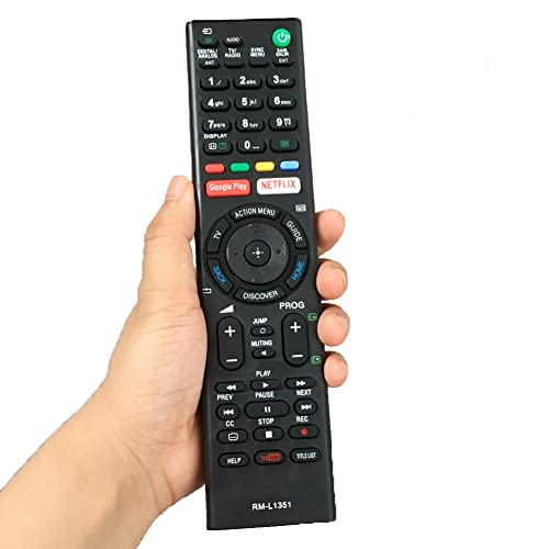 Replacement Remote Compatible for RMF-TX200U Sony TV XBR-65X930D XBR-75X940D XBR-65X900E XBR-75X900E XBR-65X930E XBR-75X940E XBR-43X800D XBR-49X800D XBR-65X850D XBR-75X850D XBR-55X850D