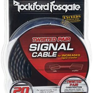 Rockford Fosgate Twisted Pair 20-Feet Signal Cable