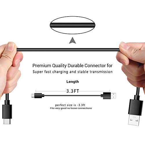 USB C Charger Charging Cable Cord for Sony SRS-XB13 SRS-XB23 SRS-XB33 SRS-XB43 SRS-NS7 SRS-NB10 SRS-XE200 SRS-XE300 X Speaker, Bose SoundLink Flex, Bose Soundlink Mini II Special Edition Speakers