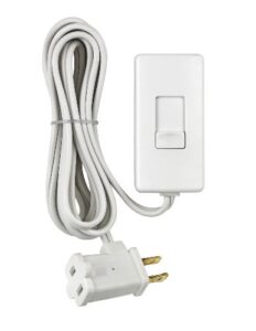 leviton tbl03-10w tabletop slide control lamp dimmer, 300-watt, white