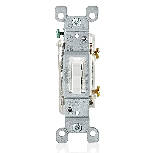 Leviton L1461-2W Single-Pole Switch, White