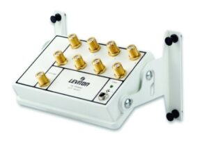 leviton 47693-8p 1×8 premium amplified catv module , gold