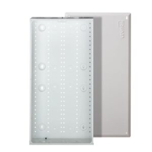 leviton 47605-28w smc structured media enclosure with cover, 28-inch, white