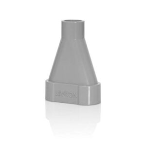 leviton fbyad-gy concrete floor box ‘y’ conduit adapter , gray