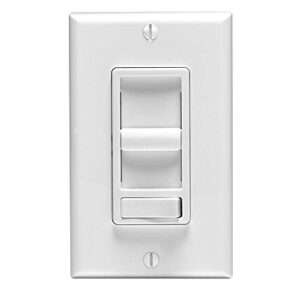 Leviton 66EV-10W 300W SureSlide Electronic Low Voltage (ELV) Dimmer, White