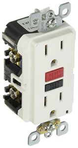 leviton r72-gfnt1-0rw co. tv207149 15a wht dplx receptacle, white