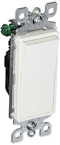 Leviton 5601-2WM 30 Pack 15Amp 120/277V Decora Rocker Single Pole AC Quiet Switch, White