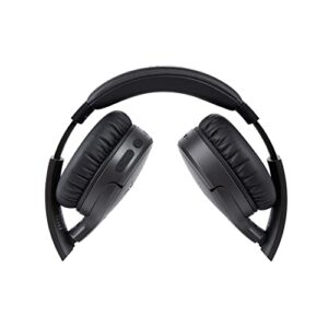 Altec Lansing Nanophones ANC Bluetooth Wireless Active Noise Cancelling Headphones On Ear Headphones 12 Hour Battery Life, Foldable Earcups, Removeable Mic for Working and Learning from Home (Grey)