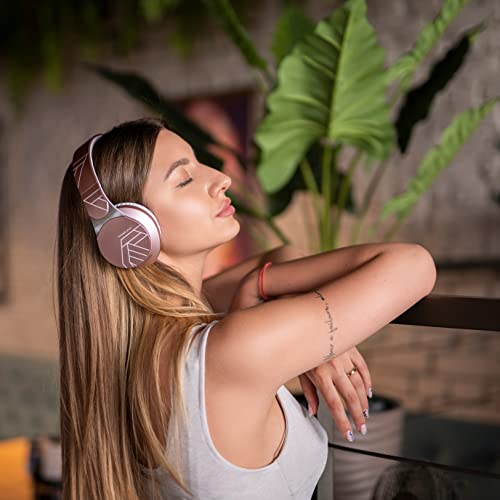 PowerLocus Bluetooth Headphones Over Ear, Wireless Headphones, Foldable Headphone with Hi-Fi Stereo, Built-in Microphone,Soft Foam Earmuffs, Micro SD Wireless and Wired Headphone for iPhone/iPad/PC/TV