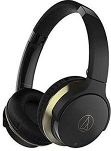 audio-technica ath-ar3btbk sonicfuel bluetooth wireless on-ear headphones with mic & control, black