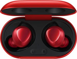 samsung galaxy buds plus true wireless bluetooth earbuds – red sm-r175nzraxar (renewed)