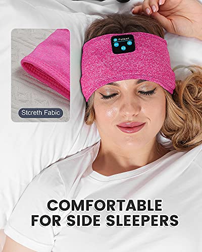 Fulext Sleep Headphones Bluetooth Sleeping Headband, Sleeping Headphones Music Sports Headband, Ultra-Soft Headphones Headband for Side Sleepers, Sleeping Gifts for Men Women