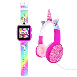 PlayZoom 2 Kids Smartwatch & Headphones - Video Camera Selfies STEM Learning Educational Fun Games, MP3 Music Player Audio Books Touch Screen Sports Digital Watch Gift for Kids Toddlers Boys Girls