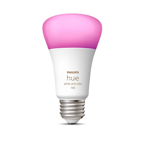 Philips Hue A19 LED Color Smart Bulb Starter Kit (75W 2021 Version), Compatible with Alexa, Apple HomeKit & Google Assistant, White and Color Ambiance (16 Million Colors), 4 Bulbs