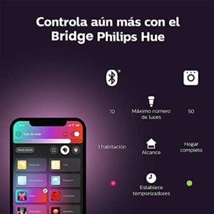 Philips Hue A19 LED Color Smart Bulb Starter Kit (75W 2021 Version), Compatible with Alexa, Apple HomeKit & Google Assistant, White and Color Ambiance (16 Million Colors), 4 Bulbs