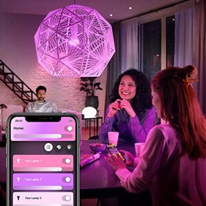 Philips Hue Premium Smart Bulbs, 16 Million Colors, for Most Lamps & Overhead Lights, Hub Required, Compatible with Alexa, Apple HomeKit and Google Assistant (2 Pack)