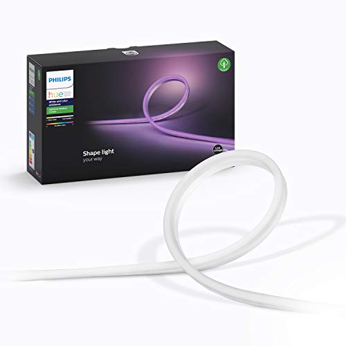 Philips Hue White & Color Ambiance Outdoor LightStrip 5m/16ft (Requires Hue Hub, Works with Amazon Alexa Apple HomeKit and Google Assistant)