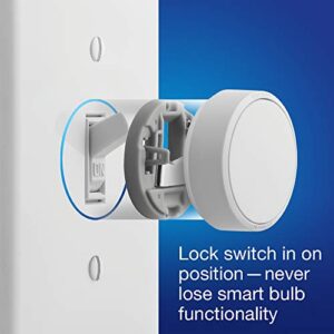 Lutron Aurora Smart Bulb Dimmer Switch | for Philips Hue Smart Bulbs | Z3-1BRL-WH-L0 | White