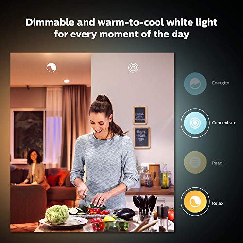 Philips Hue White & Color Ambiance BR30 LED Smart Bulbs, 16 Million Colors (Hue Hub Required), Compatible with Alexa, Google Assistant, and Apple HomeKit, Old Version, 4 Bulbs