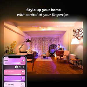 Philips Hue White & Color Ambiance BR30 LED Smart Bulbs, 16 Million Colors (Hue Hub Required), Compatible with Alexa, Google Assistant, and Apple HomeKit, Old Version, 4 Bulbs