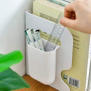 Retractable Bookends for Shelves Bookshlef with Pen Book Support Stand Desk Magazine File Book Rack Organizer