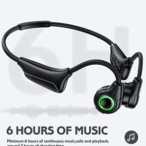 NAGFAK Bone Conduction Headphones Open Ear Swimming Headphones Bluetooth 5.3, MP3 Sports Headphones Built-in 16GB Memory,Waterproof Headphones, Wireless Open Ear Headphones for Swimming, Running