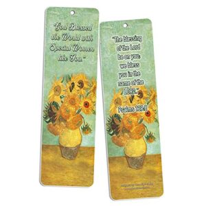 blessed special women christian bible psalm 129:8 bookmarks cards (60 pack) – reverence bible texts sunday school easter baptism – thanksgiving christmas rewards encouragement motivational gift