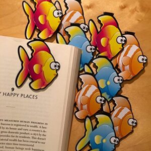 Seahorse Bulk Bookmarks for Kids Girls Boys (Set of 10) Bookmarks for kids! School Student Incentives– Library incentives– Reading Incentives- Party Favor Prizes- Classroom Reading Awards