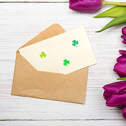 1440 Pcs St. Patrick's Day Stickers Green Shamrock Stickers Self-Adhesive Clover Stickers Teacher Reward Stickers Irish Decorations Stickers for Card Gift Envelope St Patricks Day Party Accessories