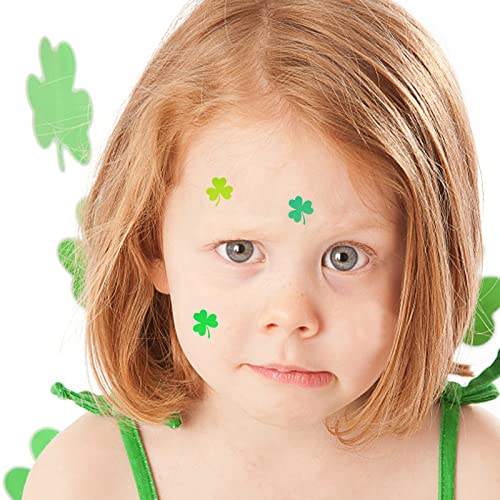 1440 Pcs St. Patrick's Day Stickers Green Shamrock Stickers Self-Adhesive Clover Stickers Teacher Reward Stickers Irish Decorations Stickers for Card Gift Envelope St Patricks Day Party Accessories