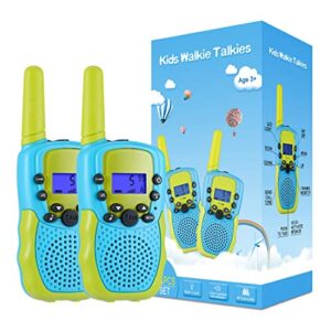 selieve toys for 3-12 year old boys girls, walkie talkies for kids 22 channels 2 way radio toy with backlit lcd flashlight, easter basket stuffers, 3 miles range for outside, camping, hiking