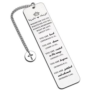 christmas gifts for women bible verse bookmark for girls daughter inspirational christian bookmark for book lovers birthday gift for friend female bookworm religious church bulk gift for him her