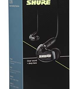 Shure SE215 Sound Isolating Earphones with 3.5mm Cable, Remote and Mic, Black