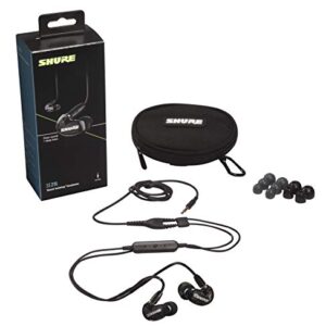 Shure SE215 Sound Isolating Earphones with 3.5mm Cable, Remote and Mic, Black