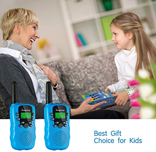 Soopotay Kids Toys for Boys Age 6-12, Walkie Talkies for Kids 2 Pack, Long Distance Kids Walkie Talkies Toys for Girls and Boys, Kids Two-Way Radios for 3-12 Years Old, Easter Basket Stuffers for Kids