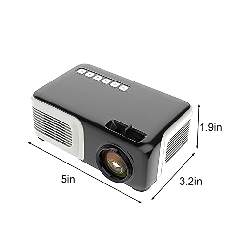 Mini Projector 1080P HD Portable Projector Supports HDMI On The Same Screen Home Apartment Must Haves Electronics Tech Gadgets Mini TV Birthday Gifts for Men Personalized Gifts