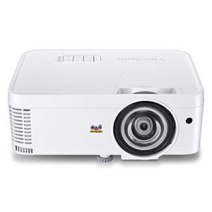 viewsonic ps501w 3400 lumens wxga hdmi short throw projector for home and office