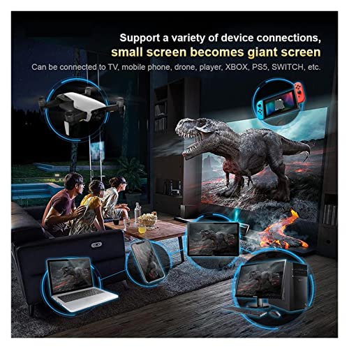 QINTEX HDMI Headworn Near Eye High-Definition OLED Display Giant Screen 3DVR Virtual Reality Movie Game Video Glasses (Color : 3D Glasses)