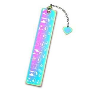 Funny Cat Dog Hand Dog Cat Paw Inspirational Bookmark Gifts for Women Pets Lover Cat Owner Dog Owner Sister Daughter Female Friend Friendship Gifts Sister Gifts