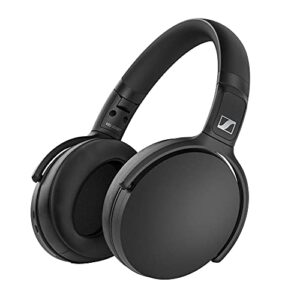 sennheiser hd 350bt bluetooth 5.0 wireless headphone – 30-hour battery life, usb-c fast charging, virtual assistant button, foldable – black