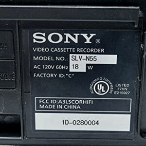 Sony SLV-N55 4-Head Hi-Fi VCR (Renewed)