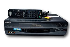 sony slv-n55 4-head hi-fi vcr (renewed)