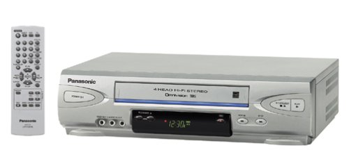 Panasonic PV-V4524S 4-Head Hi-Fi VCR, Silver