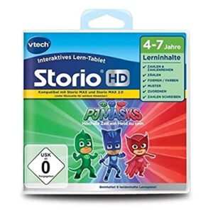 vtech 80-271104 storio max educational game pj masks hd