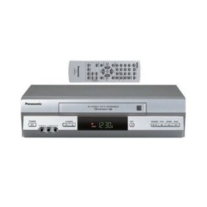 panasonic pv-v4525s 4-head vcr, silver