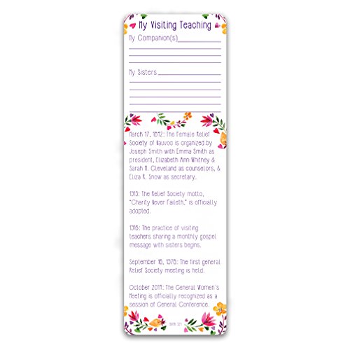 Relief Society Bookmark